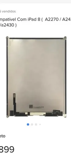 "tela lcd 8 polegadas" no Brasil