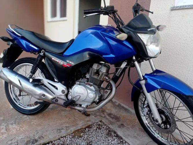 "fan azul" - Motos no Brasil
