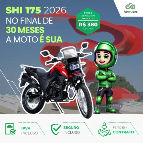 Motos Shineray SHI 175 no Brasil