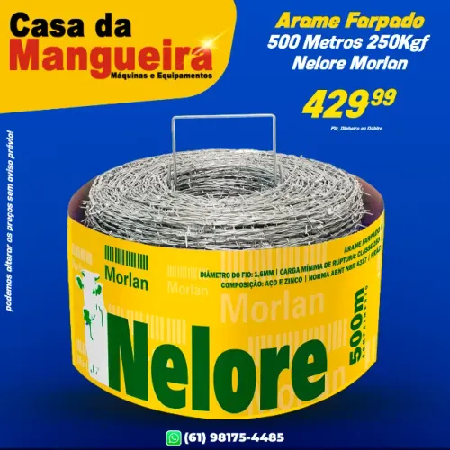 "arame farpado 500 metros" no Brasil