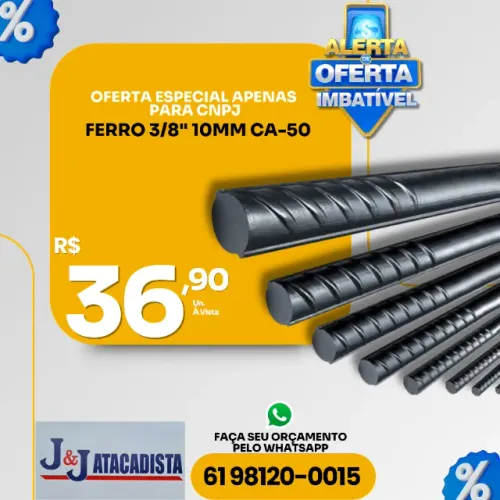 "barra de ferro 10mm" no Brasil