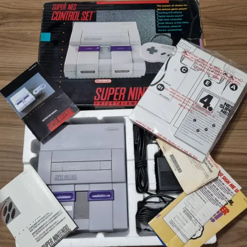 "super nintendo antigo" no Brasil