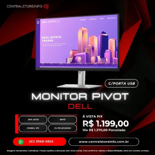 "monitores de 24 polegadas" - Monitores no Brasil