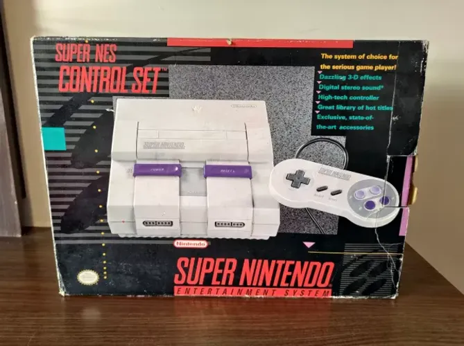 "super nintendo original" no Brasil