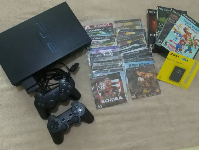 "playstation 2 fat" - Consoles de Vídeo Game no Brasil