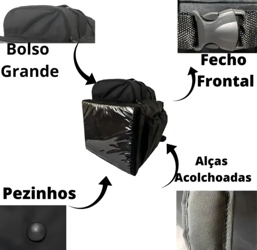 "mochila bag ifood" - Bolsas, malas e mochilas no Brasil