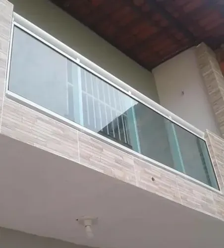 "guarda corpo de aluminio branco" - Portas e Janelas no Brasil