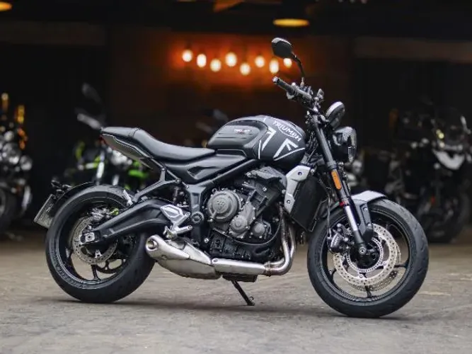 Motos Triumph Trident 660 no Brasil