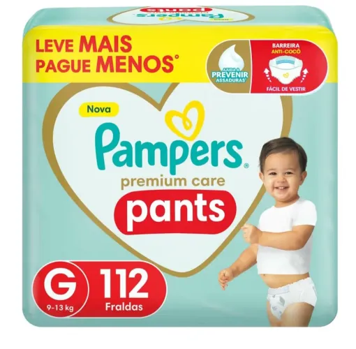 "fraldas pampers verde g" no Brasil