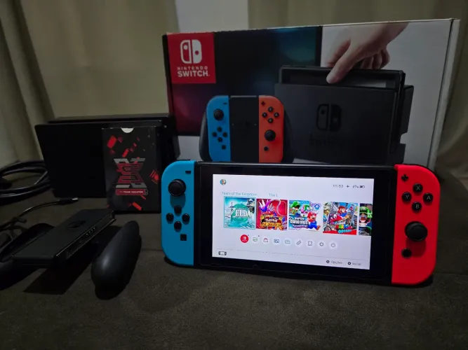 "nintendo switch v1" - Consoles de Vídeo Game no Brasil