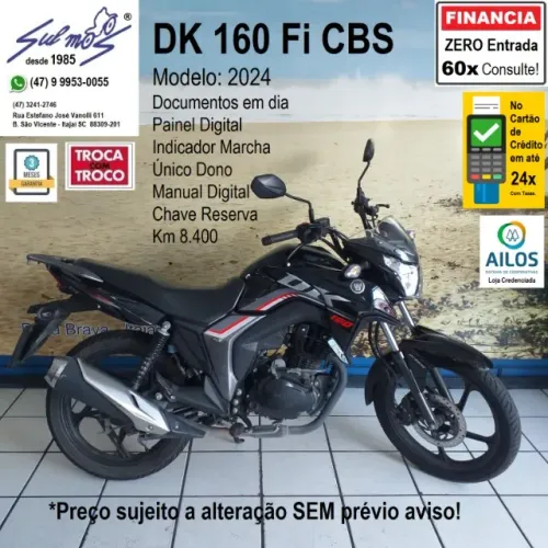 Motos Haojue DK 160 no Brasil