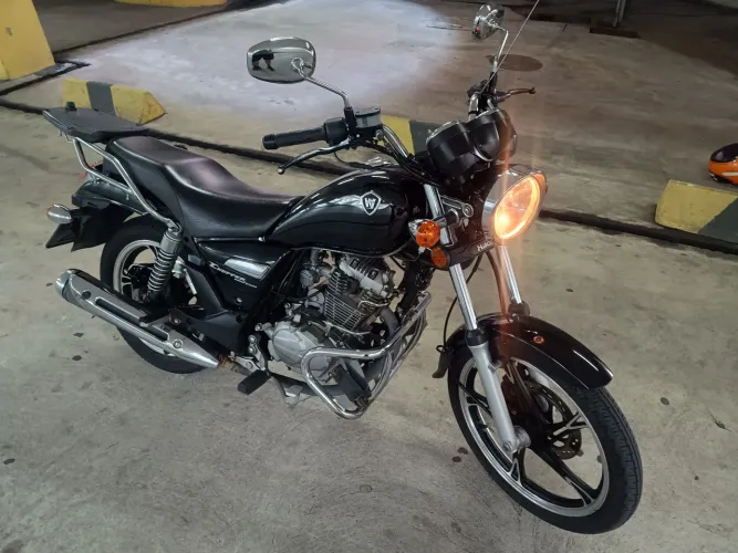 Motos Haojue Chopper Road 150 no Brasil
