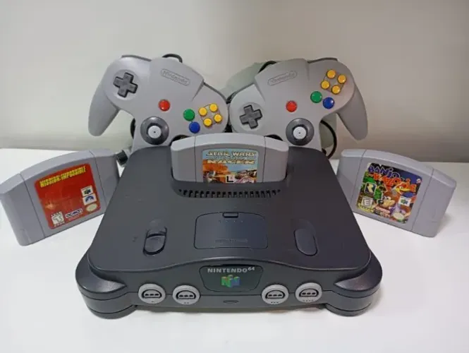 "nintendo 64 venda" no Brasil