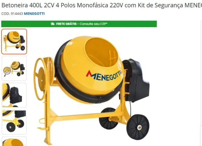 Betoneiras no Brasil