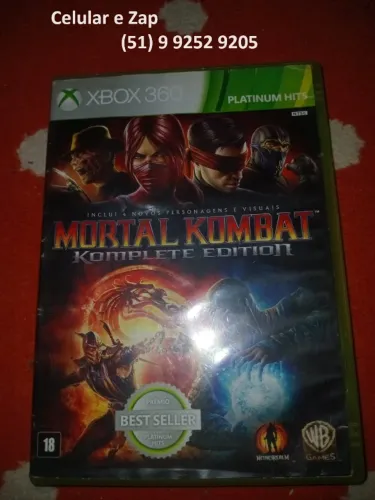 "xbox 360 mortal kombat 9" - Jogos de Vídeo Game no Brasil