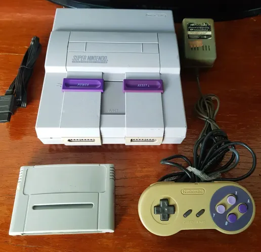 "super nintendo antigo" no Brasil