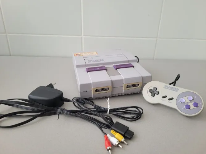 "super nintendo antigo" no Brasil