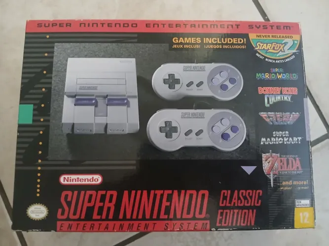 "super nintendo antigo" no Brasil