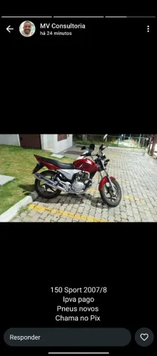 Motos Honda CG 150 Sport no Brasil
