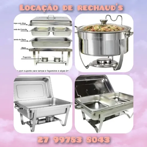"rechaud para restaurante" no Brasil