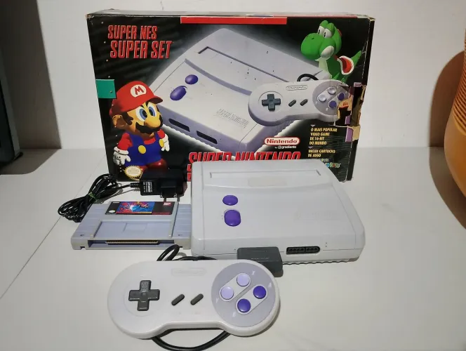 "super nintendo antigo" no Brasil