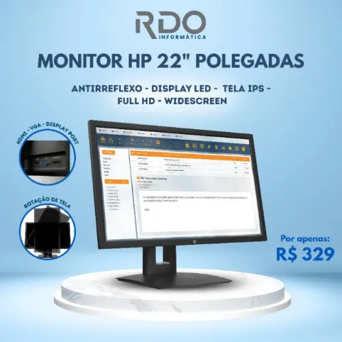 "monitores de 22 polegadas" - Monitores no Brasil