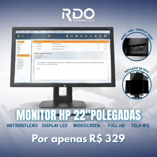 "monitores de 22 polegadas" - Monitores no Brasil