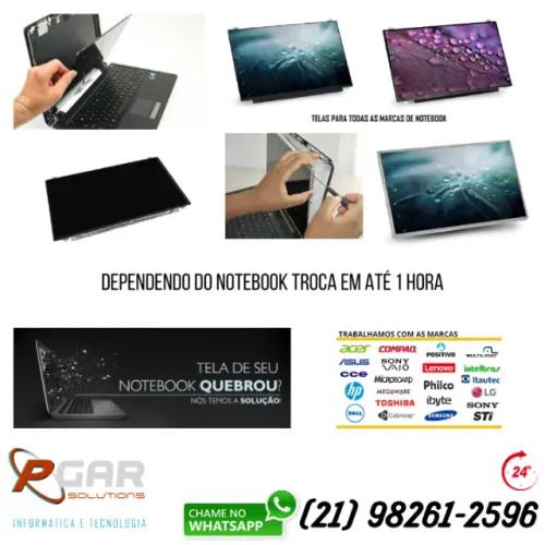 Telas de Notebook no Brasil