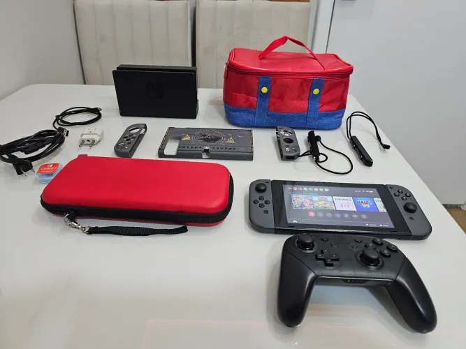 "nintendo switch v1" - Consoles de Vídeo Game no Brasil