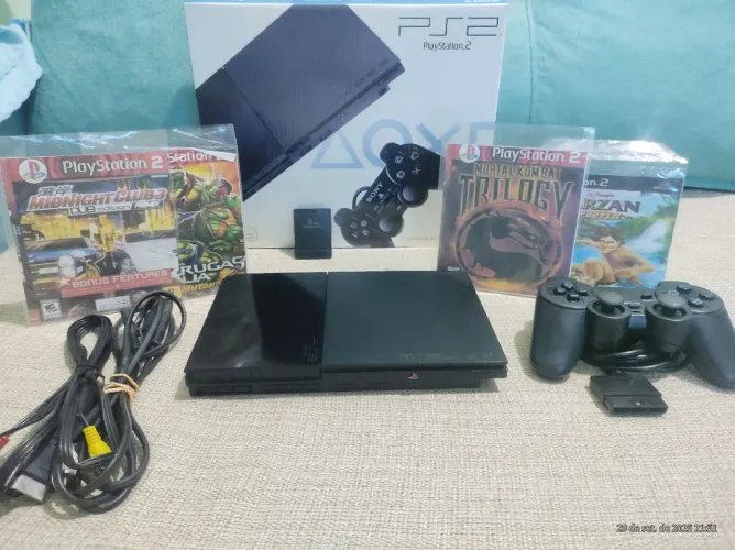 "playstation 2 desbloqueado" - Consoles de Vídeo Game no Brasil