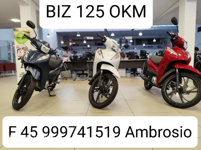 Motos Honda Biz 125 EX/ 125 EX Flex 2026 no Brasil