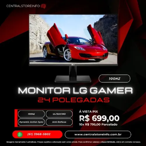 "monitores de 24 polegadas" - Monitores no Brasil