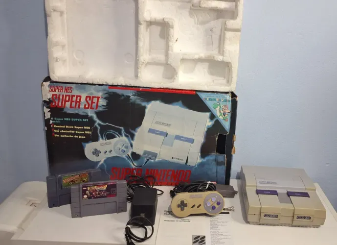 "super nintendo antigo" no Brasil