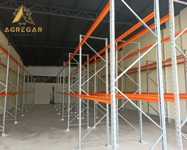 "prateleira porta palete" no Brasil