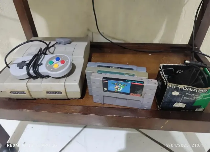 "super nintendo antigo" no Brasil