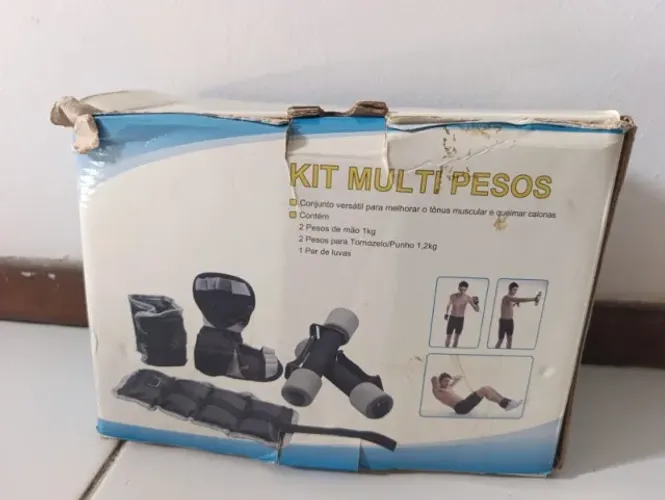"kit de pesos de academia" - Academia e Exercícios no Brasil