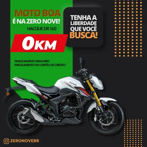 Motos Haojue DR 160 no Brasil