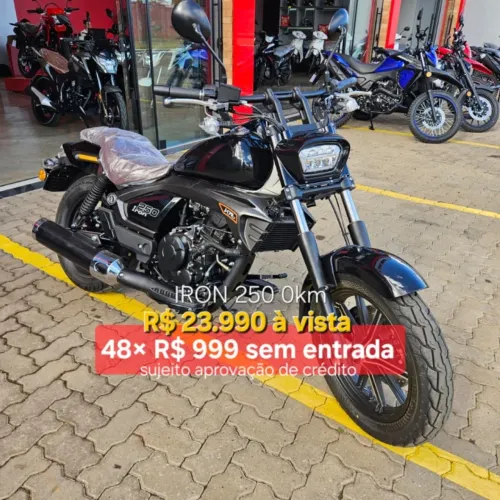 Motos Shineray IRON 250 EFI no Brasil