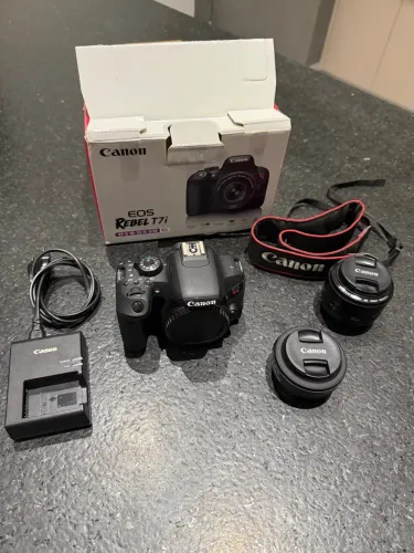 "canon t7i" no Brasil