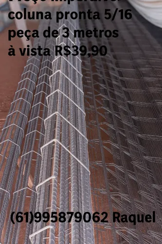 "coluna de ferro pronta" no Brasil