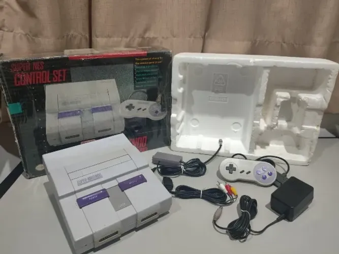 "super nintendo original" no Brasil