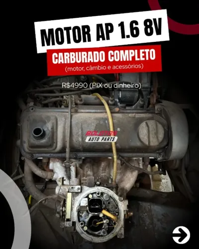 "motor ap 1 6" no Brasil