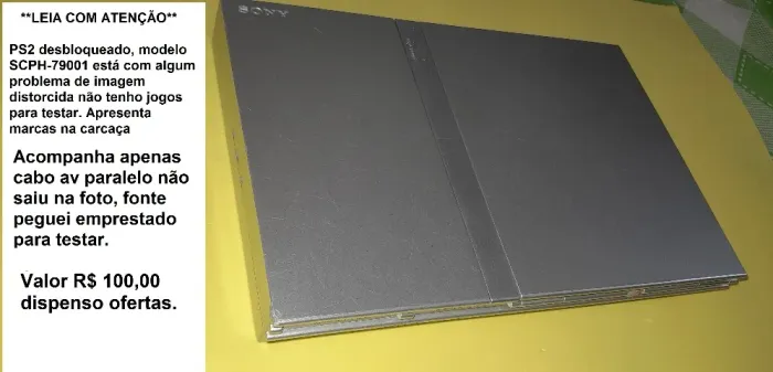 "ps2 slim" - Consoles de Vídeo Game no Brasil