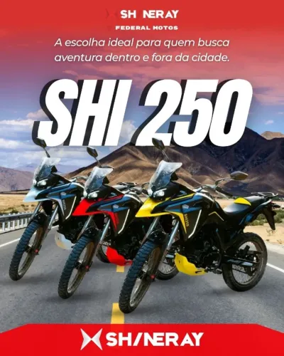 Motos Shineray SHI 250 no Brasil