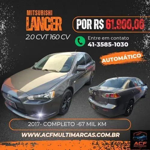 "mitsubish lancer" no Brasil