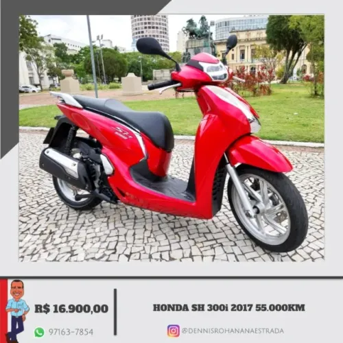 Motos Honda SH 300i no Brasil