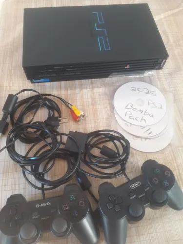 "playstation 2 fat desbloqueado" - Consoles de Vídeo Game no Brasil