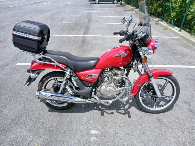 Motos Haojue Chopper Road 150 no Brasil