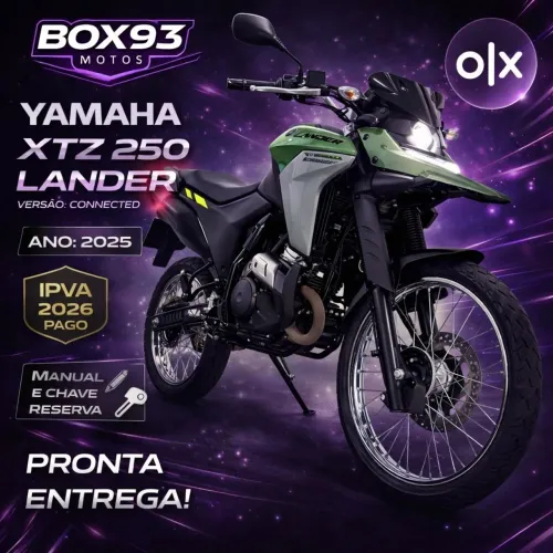 Motos Yamaha XTZ 250 Lander Connected 2025 em São Paulo e região, SP