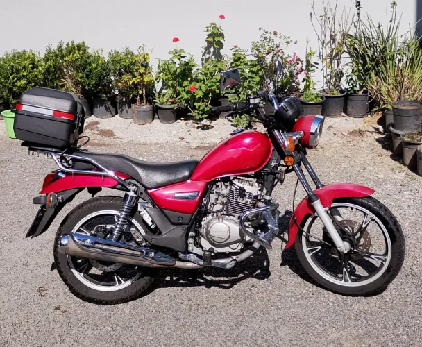 Motos Haojue Chopper Road 150 no Brasil